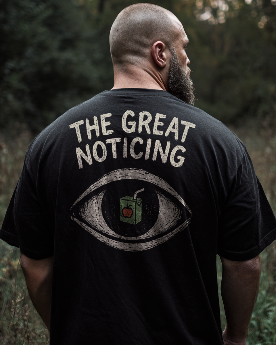 The Great Noticing - Premium Heavyweight T-Shirt – Fight Back Podcast