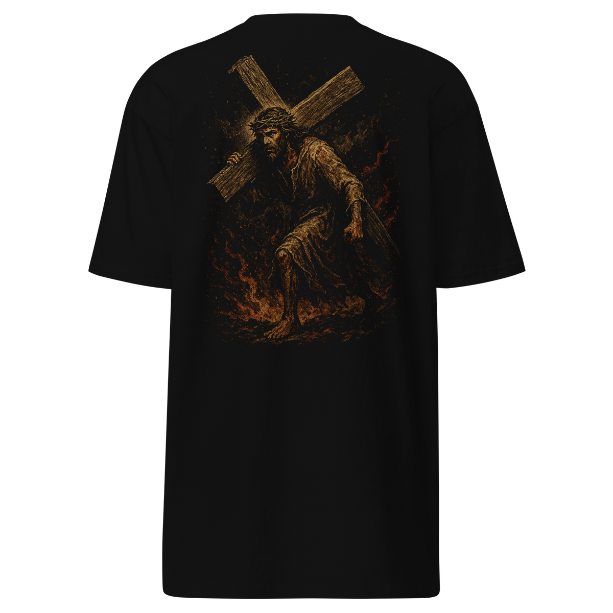Gnoticer - Jesus - Premium Heavyweight T-Shirt – Fight Back Podcast