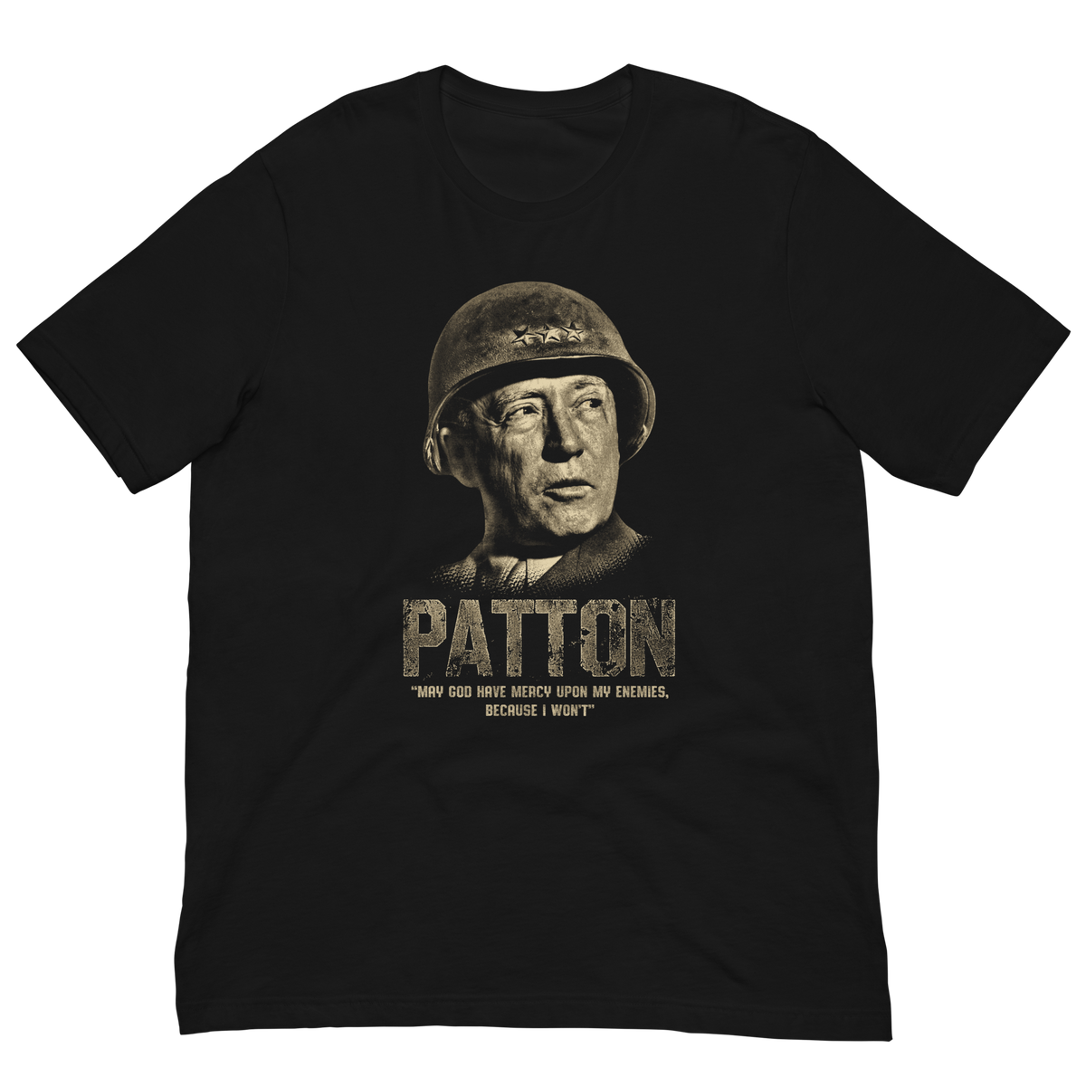 General Patton w Quote - T-Shirt – Fight Back Podcast